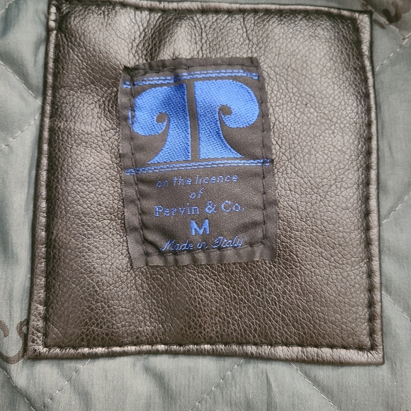 Pervin&Co | Jackets & Coats | Italian Made Medium Pervinco Mens Leather ...